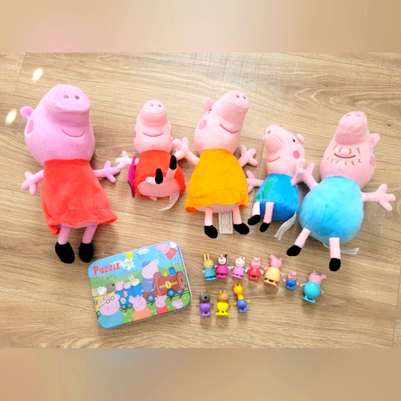 Peppa Pig | Toys | Peppa Pig Plush 5 Ct Peppa Pig Puzzle 0 Pieces 10 ...